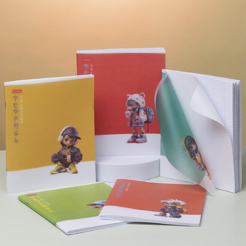 Аниме в трёхмерном пространстве! Тетради в пластиковой обложке с печатью Kawaii от Hatber!